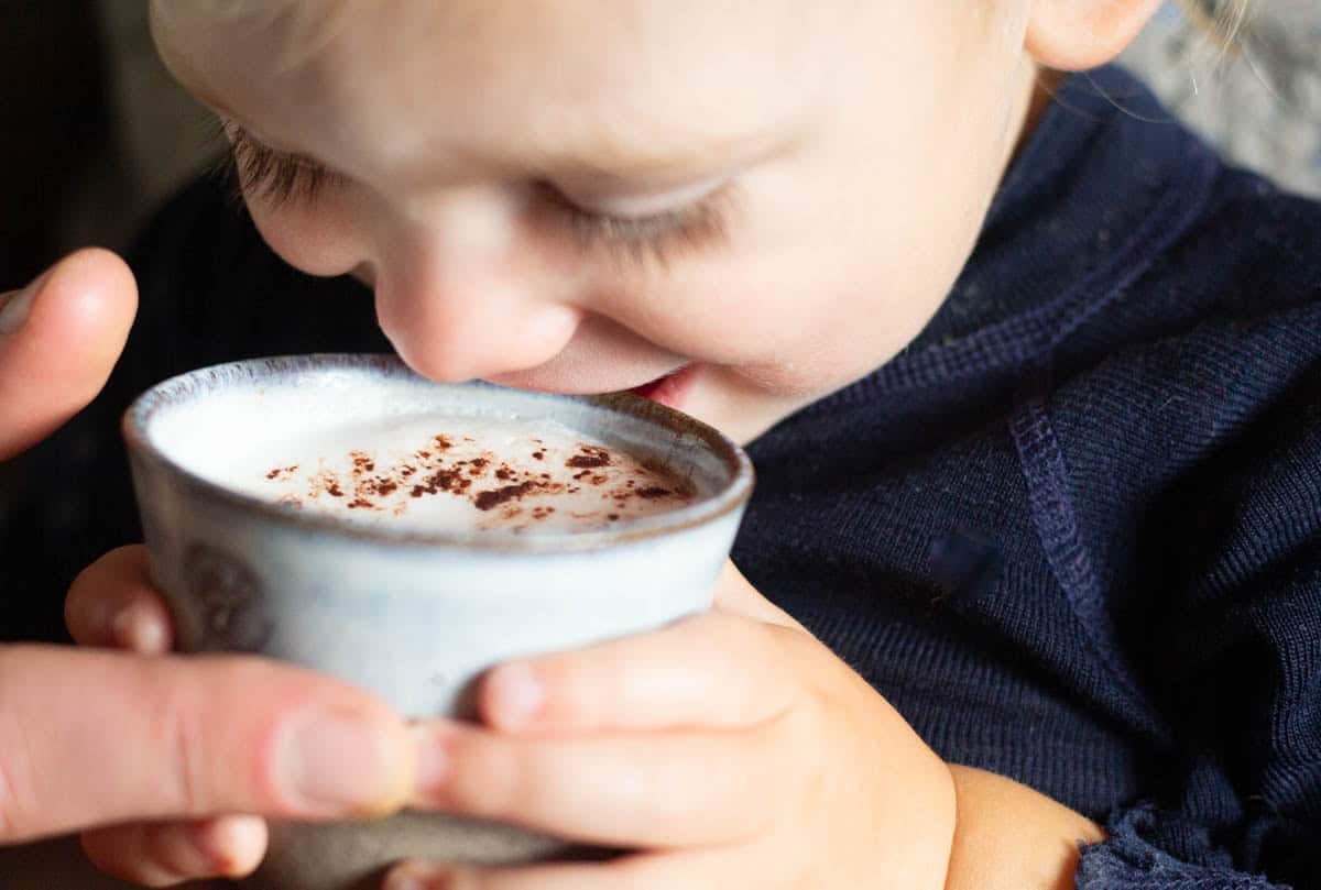 How To Make The Perfect Babyccino At Home - Wild Nordic Kitchen