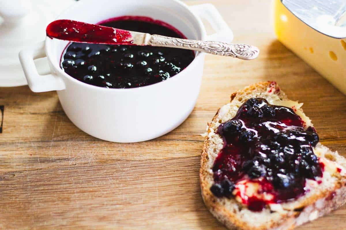 Swedish Queen's Jam Recipe (Blueberry Raspberry Jam) - Wild Nordic Kitchen