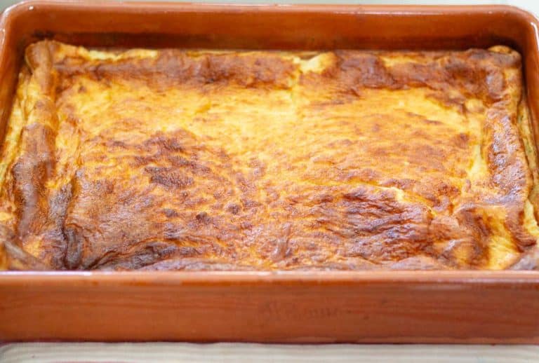 Swedish Oven Baked Pancake Traditional Dish